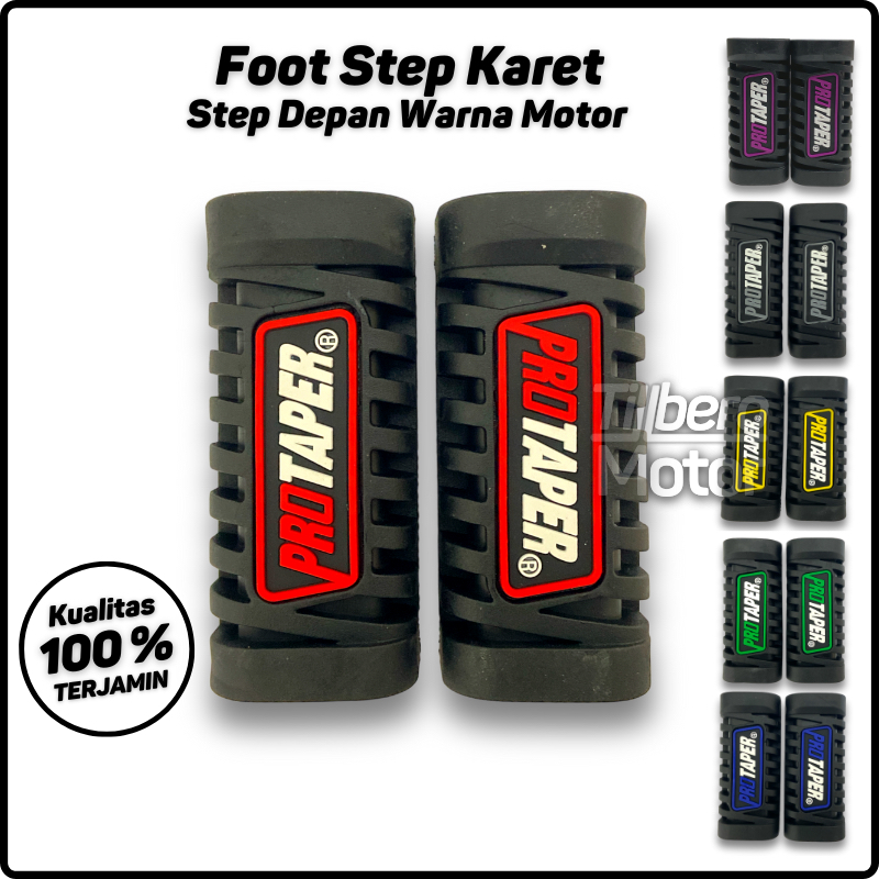 Jual Foot Step Karet Depan Warna Variasi Pedal Motor Universal | Shopee ...