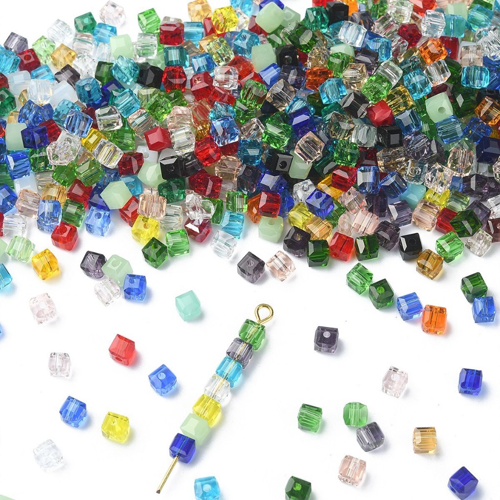 Jual 7mm Multi -Color Box Manik Mote Manik Kristal Transparan Akrilik ...