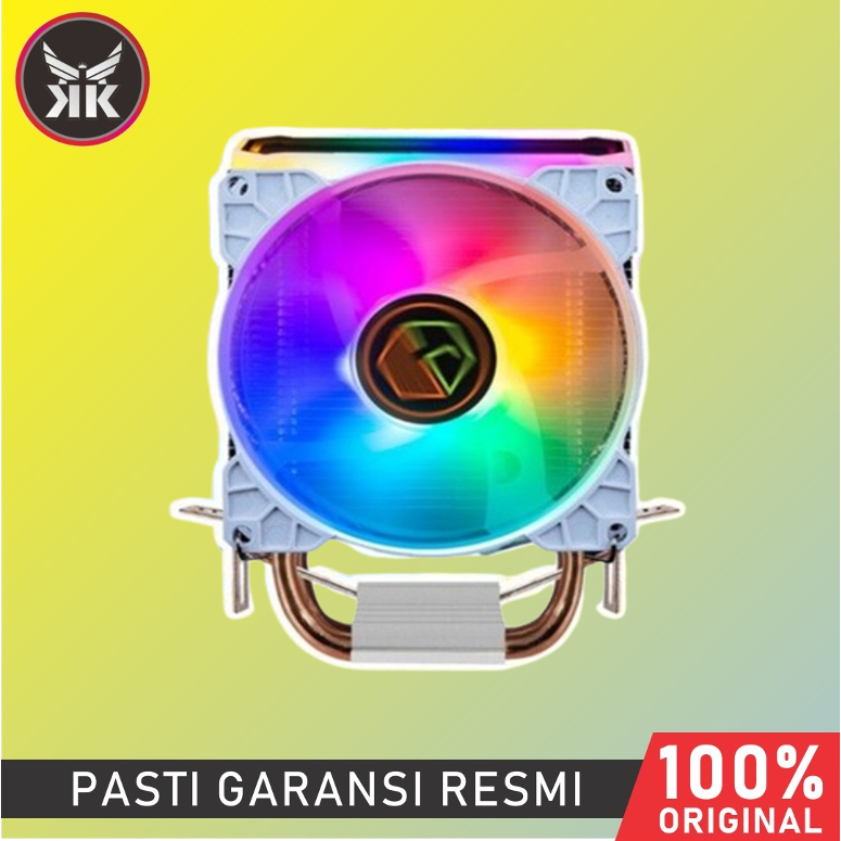 Jual FAN PROCESSOR CUBE GAMING WIND V2 - 2 HEAT PIPES RAINBOW LED | Shopee Indonesia