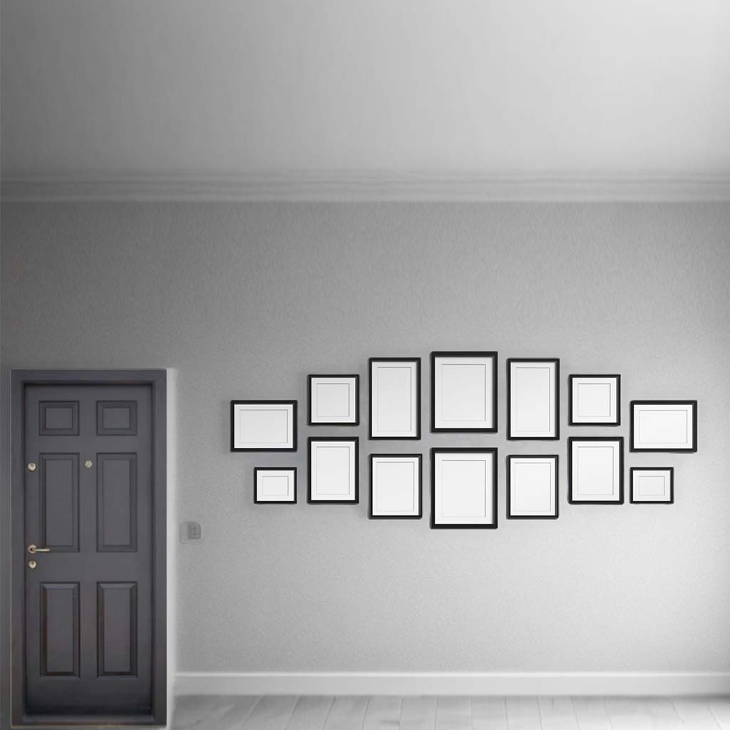 Jual Kolase Frame Foto Dinding Modern Set 14 Pcs | Shopee Indonesia