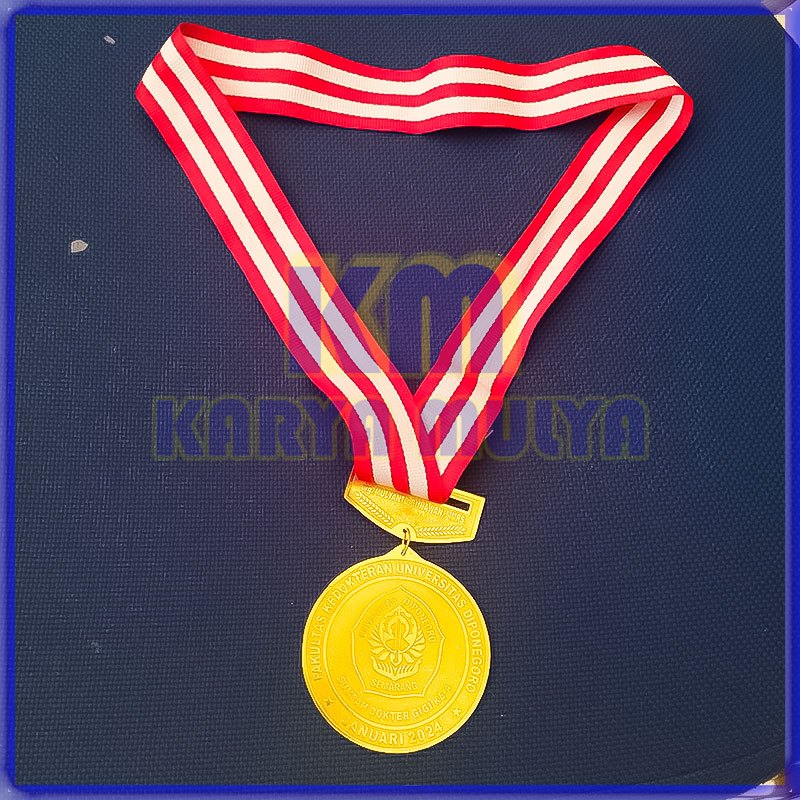Jual Medali Logo Undip Medali Wisuda Universitas Diponegoro Bahan Logam Bulat - Karya Mulya ...