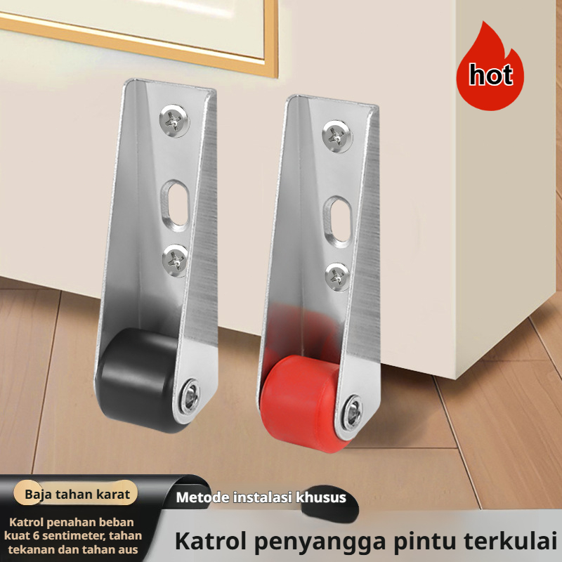 Jual ️Pengiriman 24 jam ️Roda Penyangga Bawah Pintu Roda Pandu Hening ...