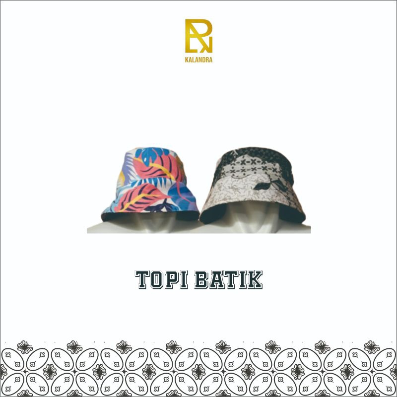 Jual Bucket Hat Batik Dewasa Bolak Balik (Topi Batik) | Shopee Indonesia