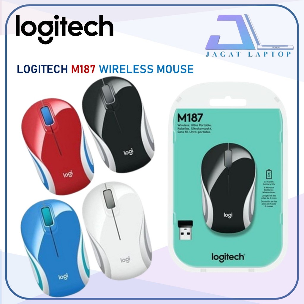Jual Mouse Wireless Logitech M187 | Shopee Indonesia