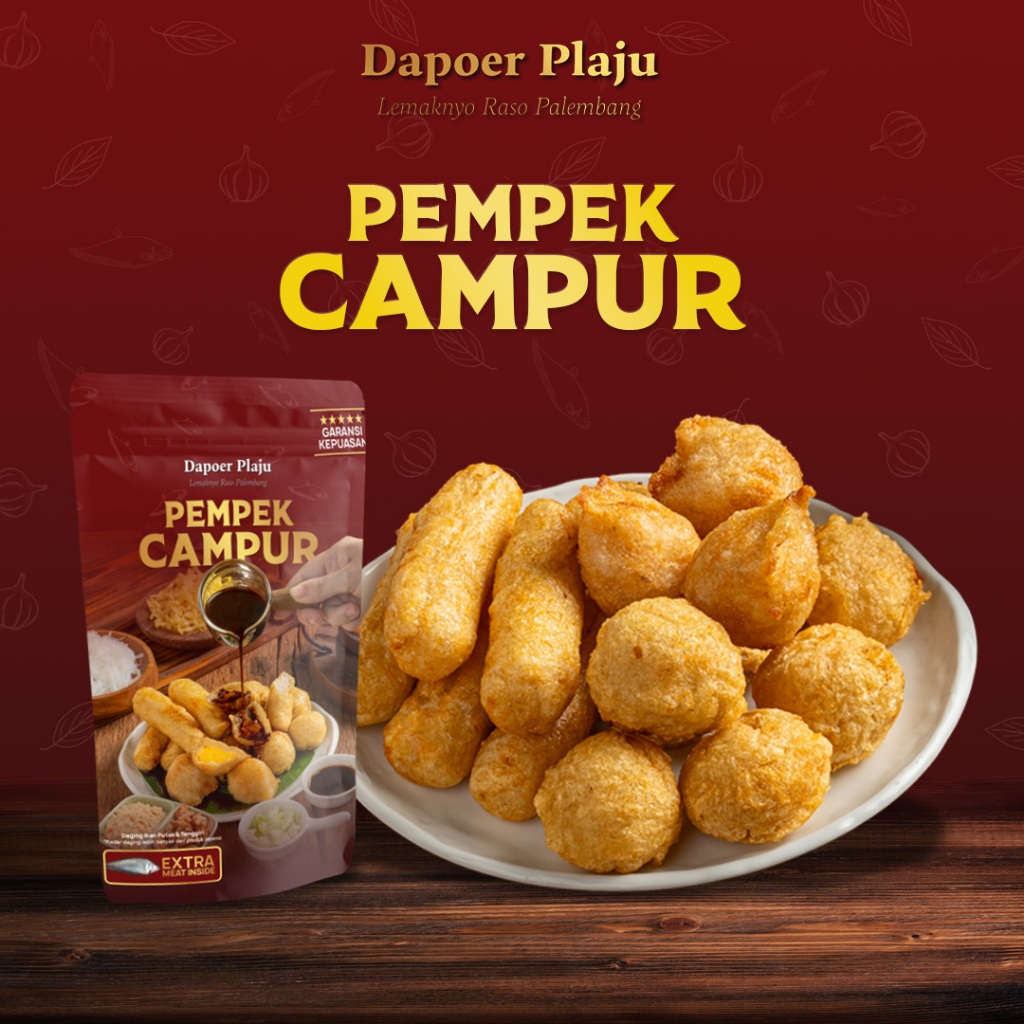 Jual Pempek Campur Frozen - Pempek Palembang - Asli Ikan Tenggiri dan ...
