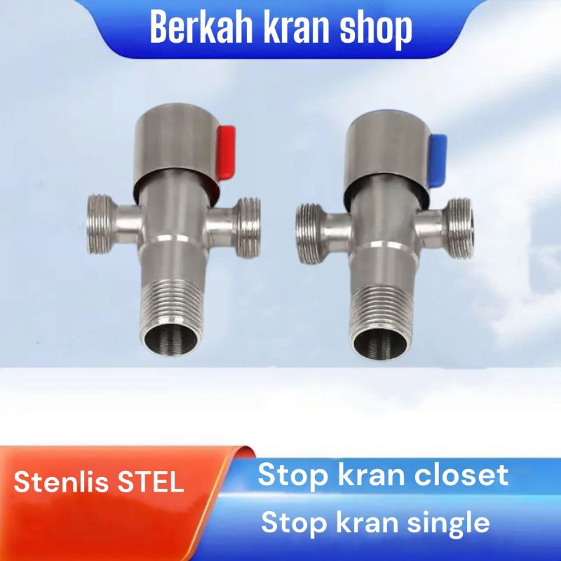 Jual stop kran closet stop kran shower stop kran stenlis | Shopee Indonesia