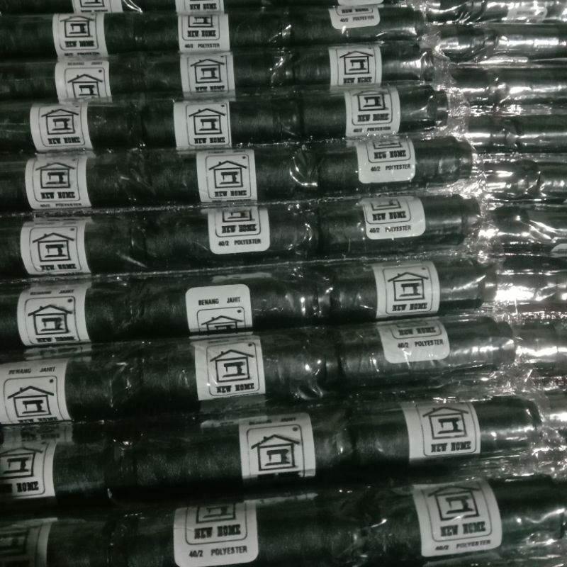 Jual Benang hitam cap new home - benang jahit | Shopee Indonesia