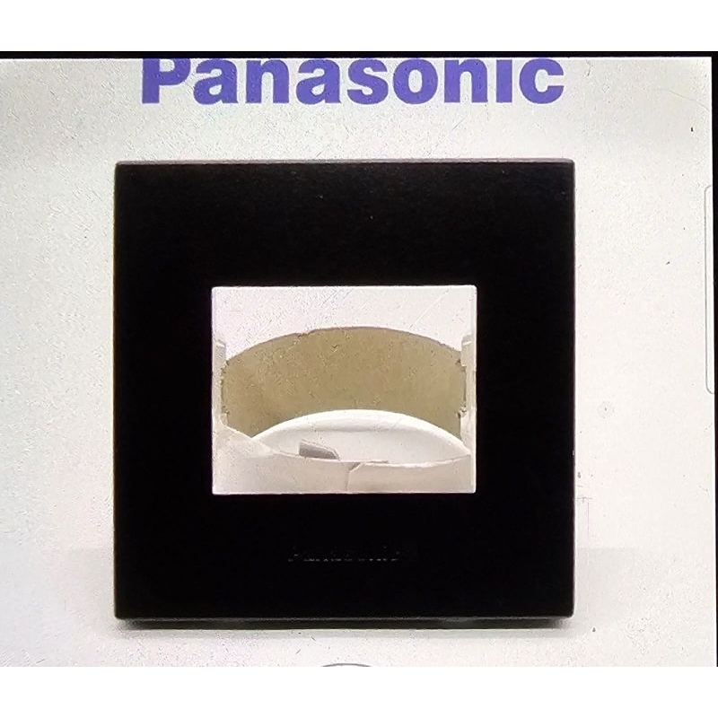 Jual PANASONIC FRAME 1GANG 2DEVICE MINIMALIS HITAM | Shopee Indonesia