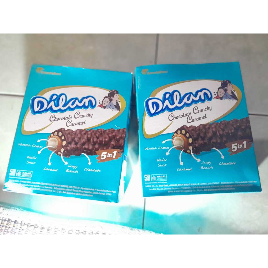 Jual GARUDA FOOD Dilan BOX Coklat isi 12 pcs camilan coklat | Shopee ...