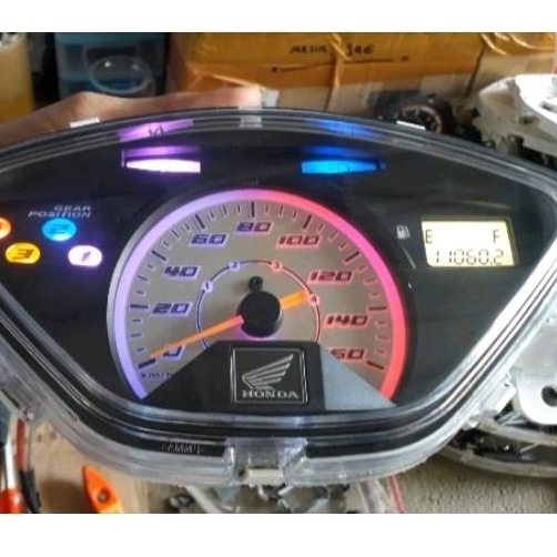 Jual Spidometer Speedometer Kilometer CUSTOM V2 motor Honda Supra X 125 ...