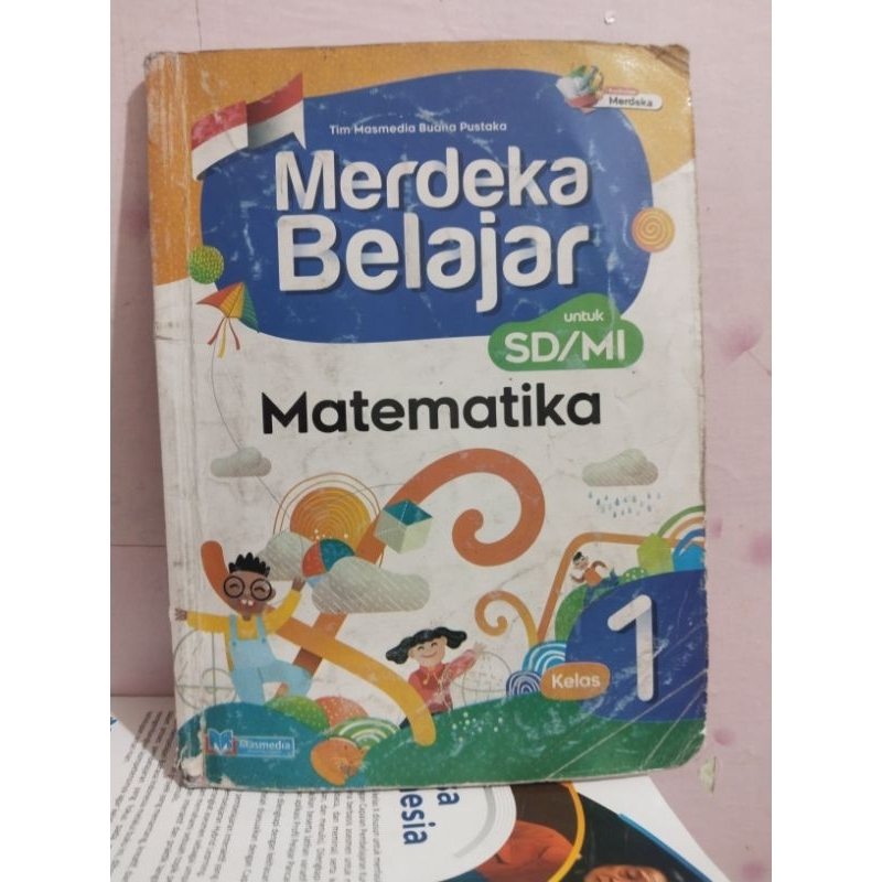 Jual buku matematika/merdeka belajar matematika kelas 1/I sd mi masmedia kurikulum merdeka ...