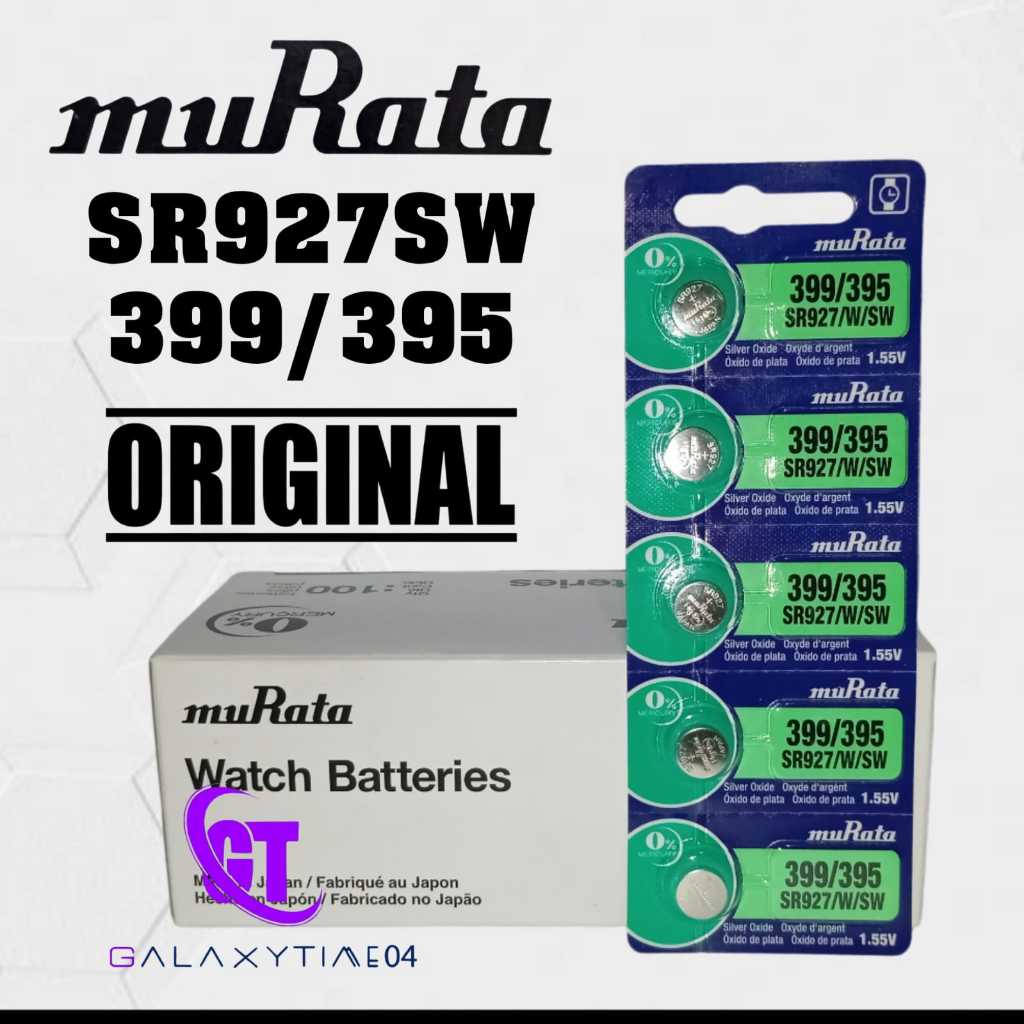 Jual Baterai Murata SR927SW 395 Original Made In JAPAN Batrai 927 SR927 ...