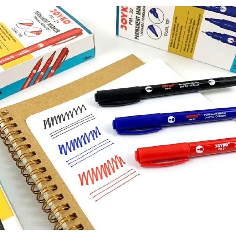 Jual SPIDOL PERMANEN DUAL TIP JOYKO | Shopee Indonesia