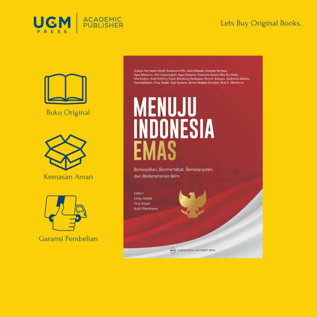 Jual UGM Press Buku Original Menuju Indonesia Emas: Berkeadilan ...