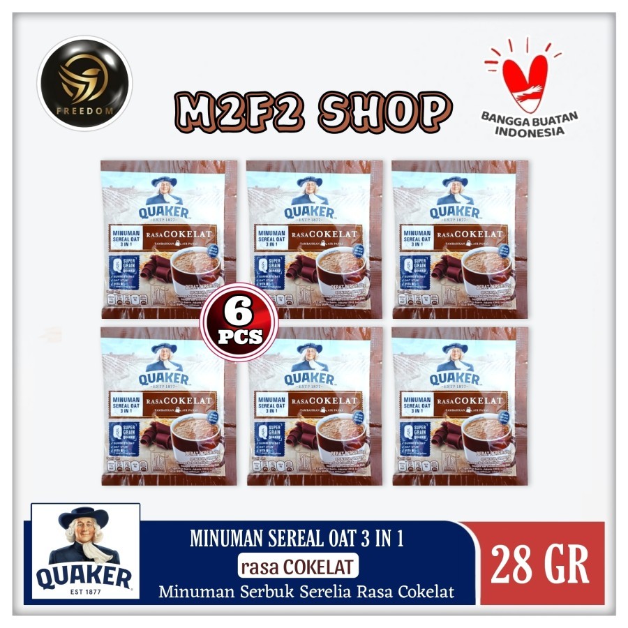 Jual Quaker Instant 3in1 Chocolate | Minuman Serbuk Sereal Oat Rasa ...