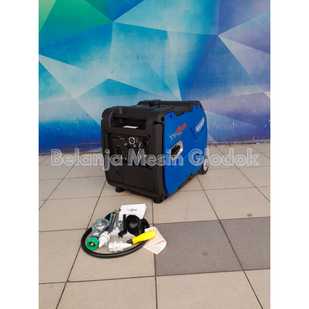 Jual Genset 5 Kva Duel Fuel Gasoline & Gas 3800 watt Tsuzumi TIG 5000 ...