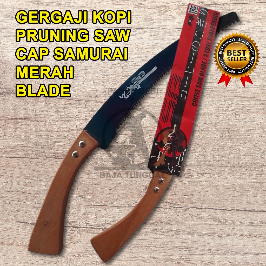 Jual Gergaji Kopi Cap Samurai Merah Blade - Graji Dahan Ranting Bonsai Lengkung Siap Pakai ...