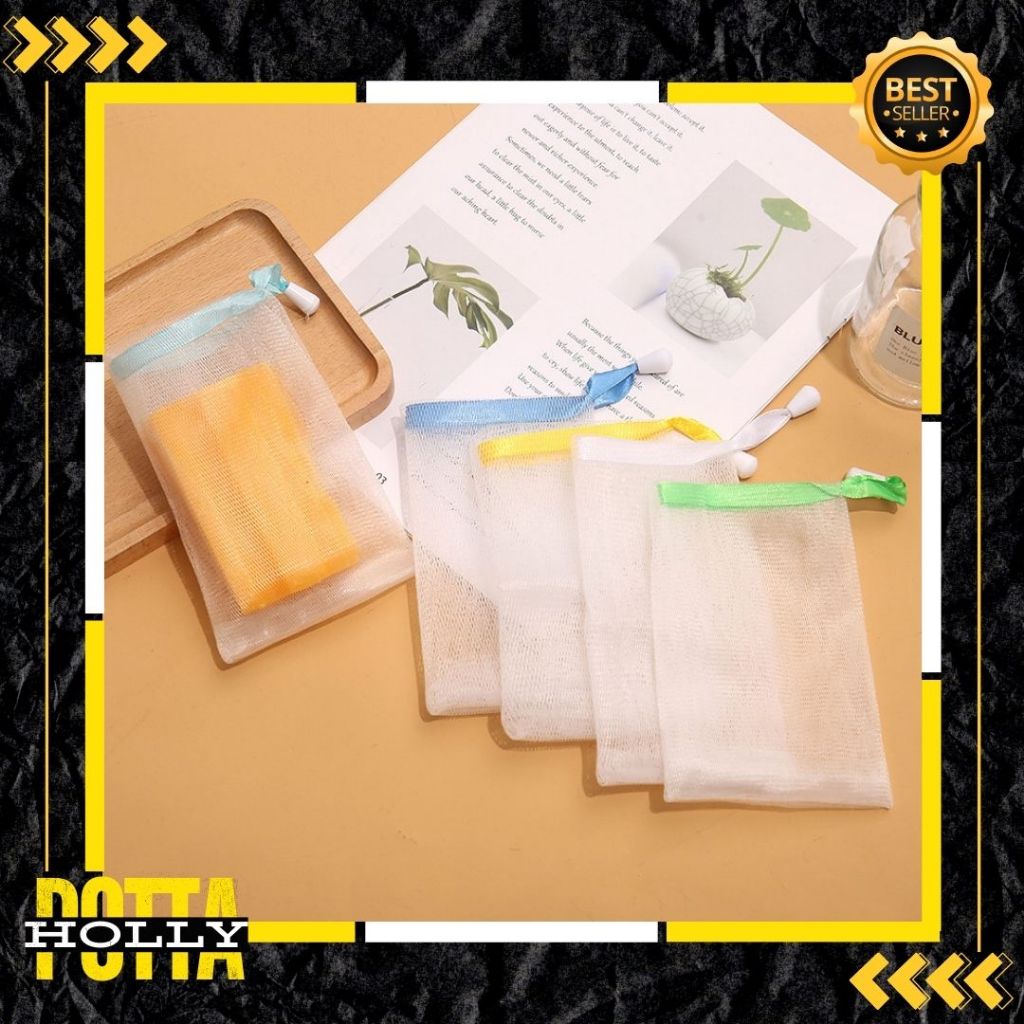 Jual POTTAHOLLY Sarung Sabun / Kantong Jaring 2 Layer / Jaring Sabun ...