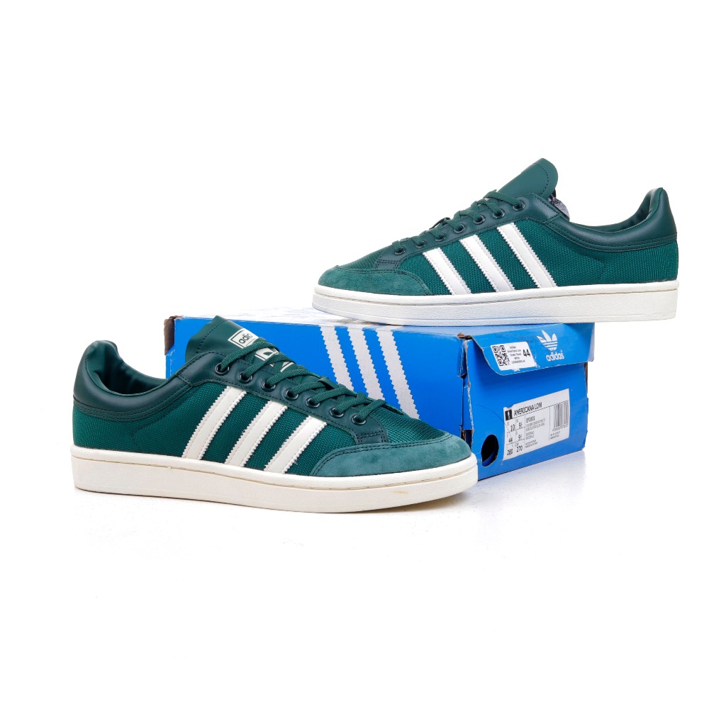 Jual (VLTAVN) Sepatu Adidas Americana Low Green Cloud White | Shopee ...