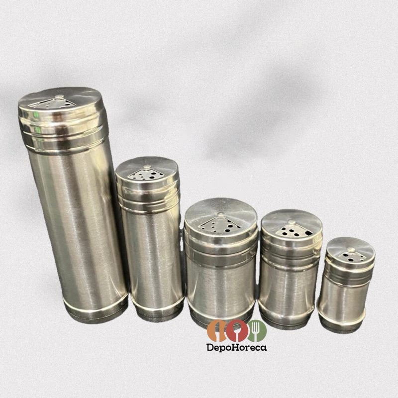 Jual Salt Pepper Shaker / Botol Lada Garam Stainless Steel / Wadah ...