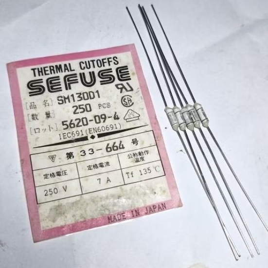 Jual TERMOFUSE THERMOFUSE THERMAL PANAS SEKRING FUSE 7 AMPER 7A 135 ...