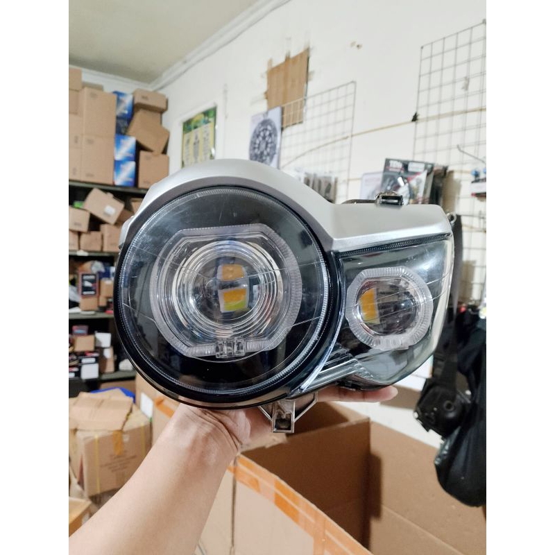 Jual LAMPU DEPAN BILED TIGER REVO TIGER PECE FULL SET BATOK SIAP PAKAI ...