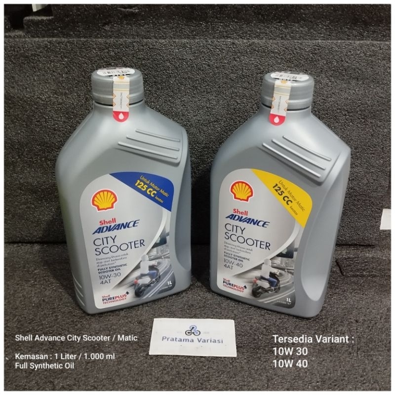 Jual Oli Mesin Shell Advance City Scooter / MATIC SAE 10W-30 / 10W-40 1 ...
