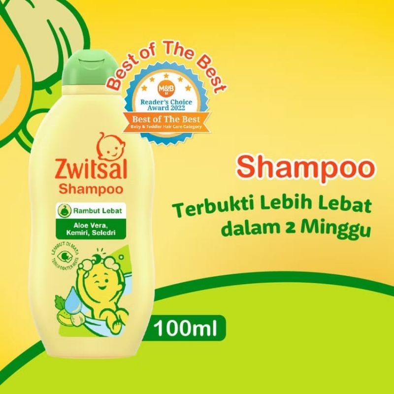 Jual Zwitsal Natural baby Shampoo 100ml | Shopee Indonesia