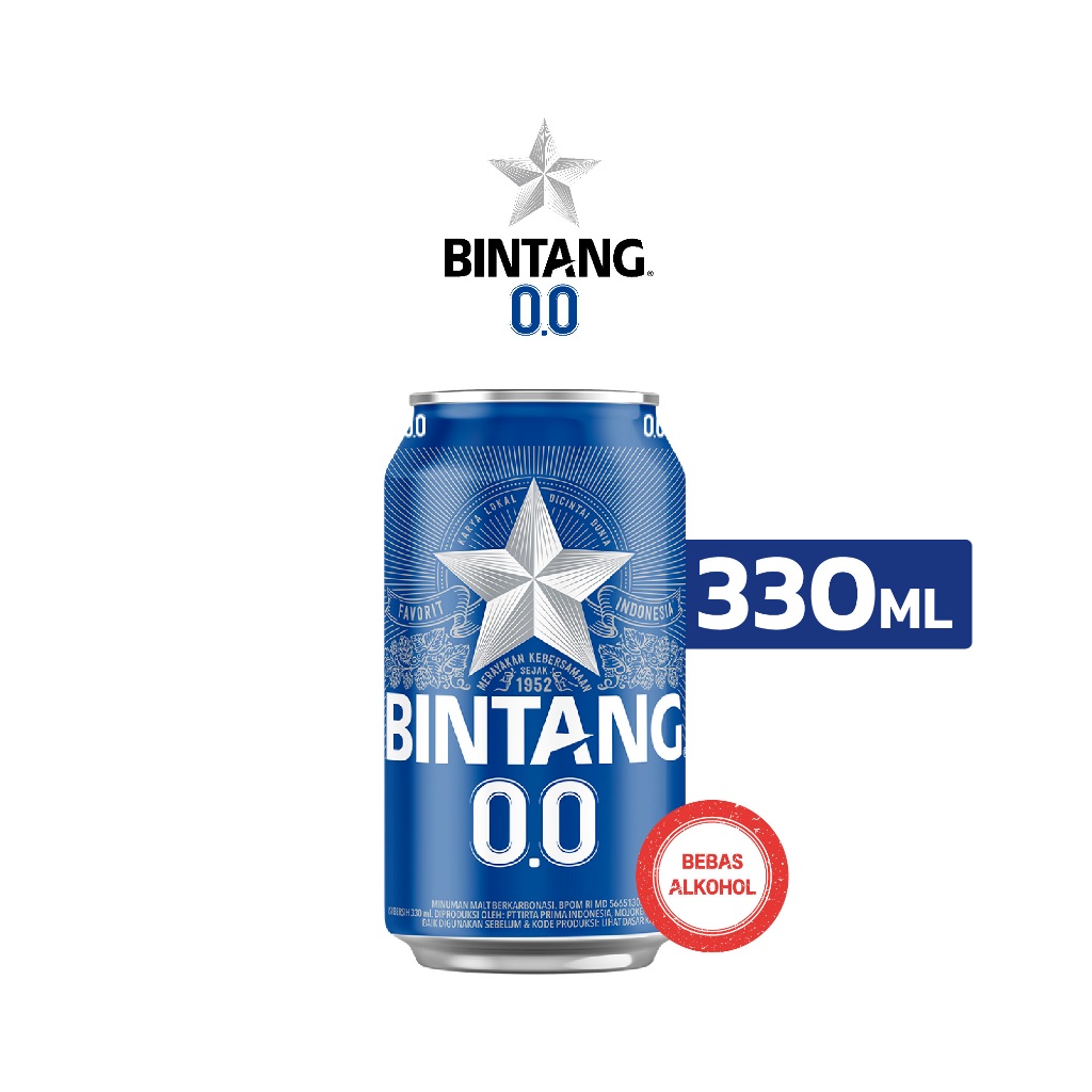 Jual Bintang Zero 0% Can 330ml Can 1 pcs | Shopee Indonesia