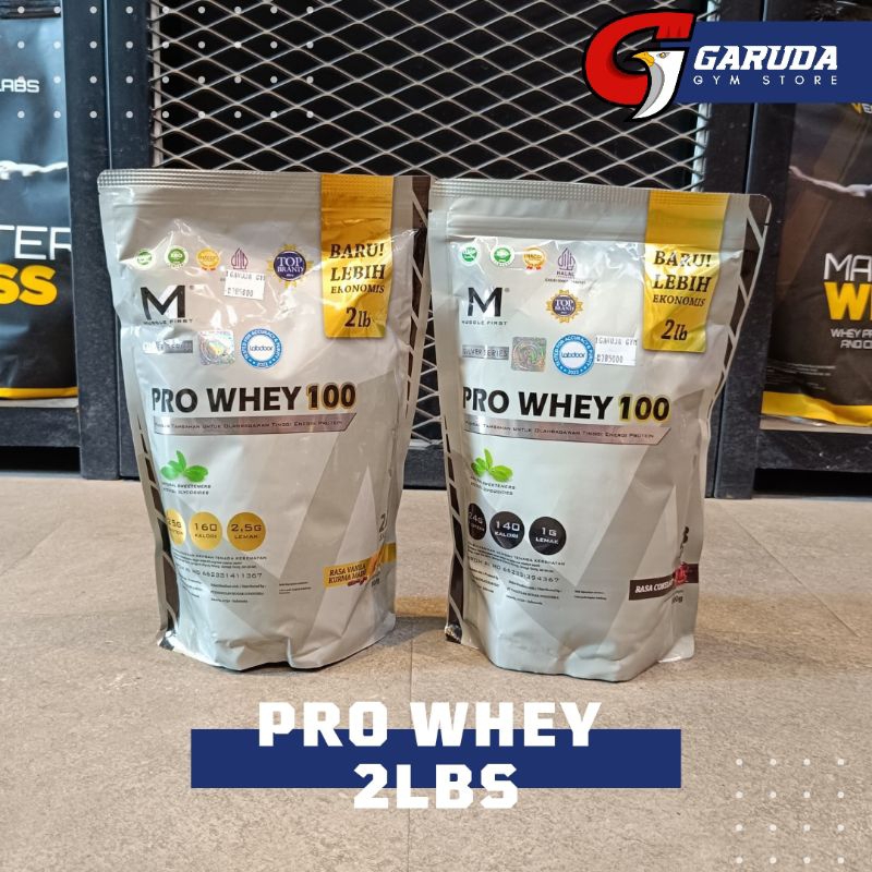 Jual Muscle First PRO WHEY 100 2 lbs lb 2lb 2lbs Susu Protein Pemula ...