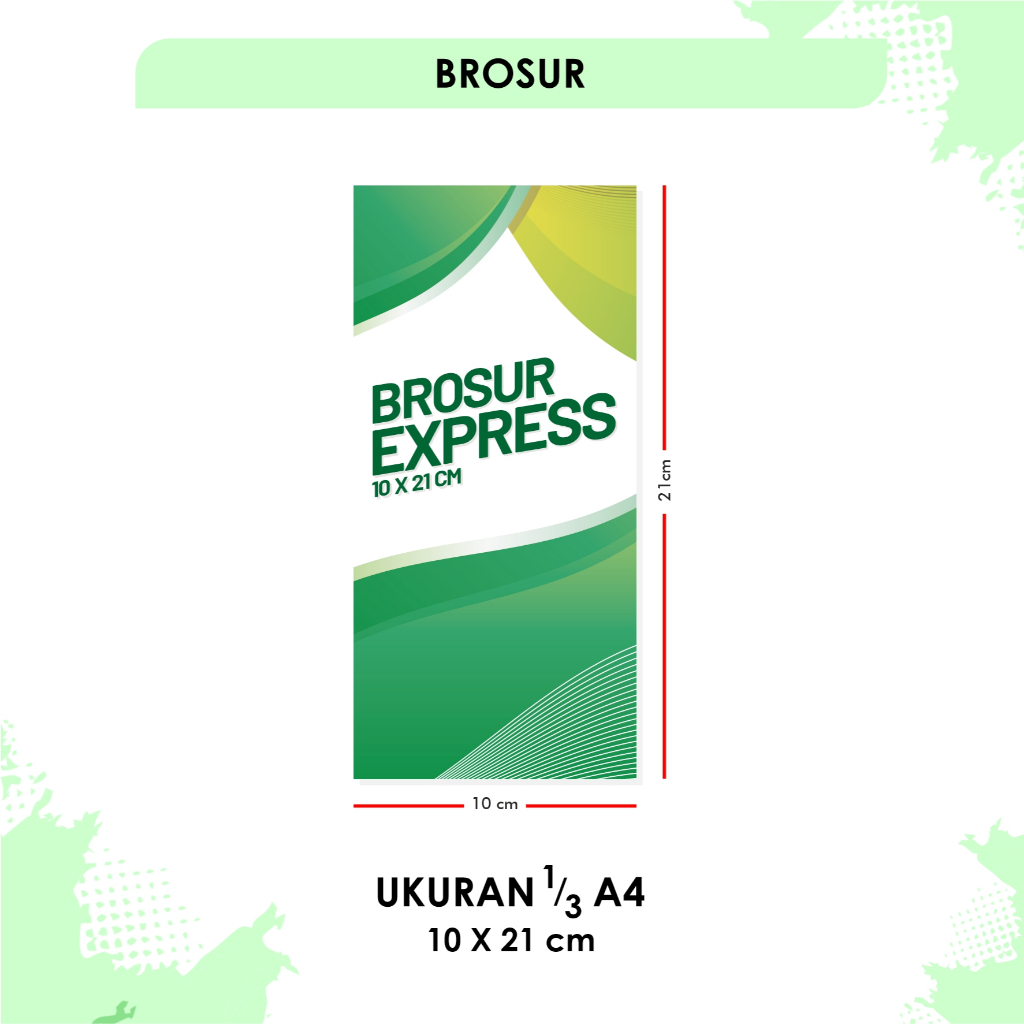 Jual cetak Brosur Murah / Brosur Kilat Ukuran (1/3 A4) bisa cetak 50pcs | Shopee Indonesia