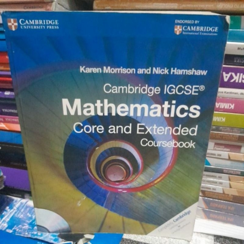Jual Buku Cambridge Igcse Mathematics Core And Extended Coursebook Shopee Indonesia