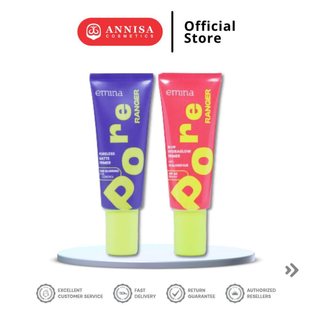 Jual Emina Pore Ranger Total Poreless Primer & Blur Hydraglow Primer 20 ...