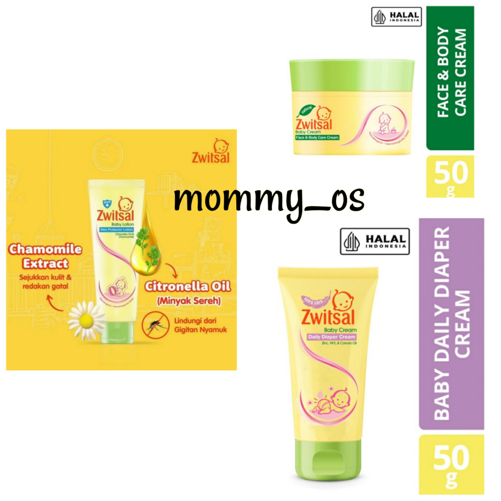 Jual ZWITSAL Baby Face & Body Care | daily diaper cream 50g | Shopee ...