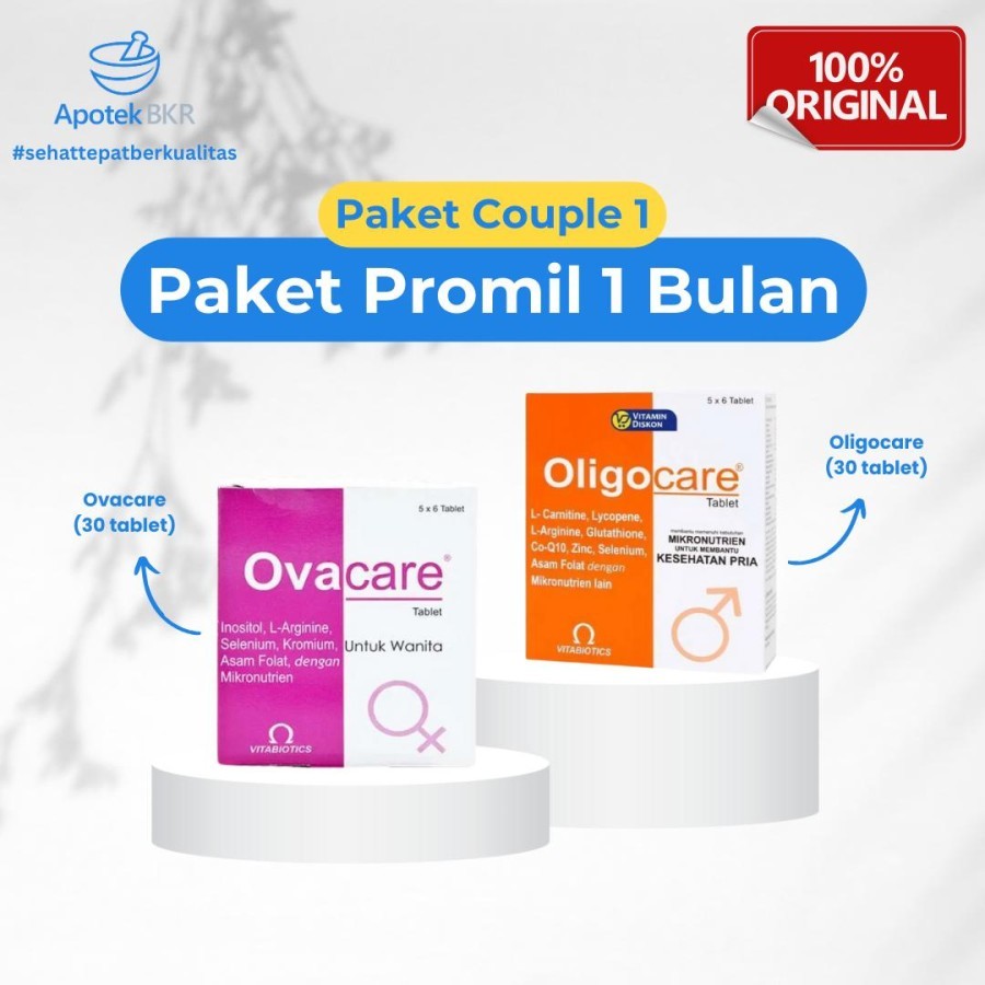 Jual Paket Couple 1 - Ovacare Oligocare | Paket Couple 2 KingVit ...