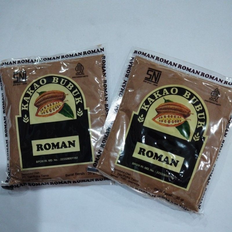 Jual COCOA POWDER/ COKLAT BUBUK ROMAN 35GR/ COKLAT BUBUK SACHET ...