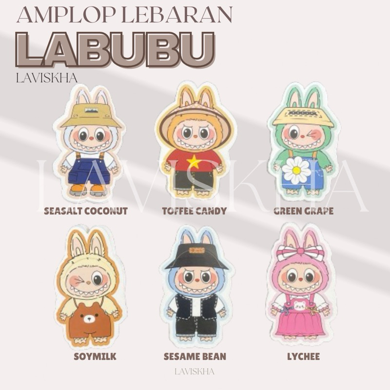 Jual AMPLOP LEBARAN / THR LABUBU 2025 LUCU VIRAL | Shopee Indonesia