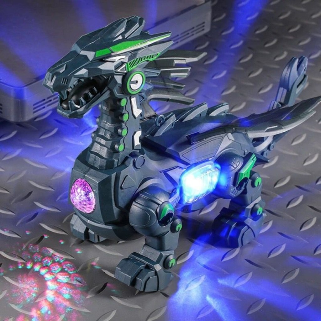 Jual Mainan robot naga berjalan dragon electric musik + led | Shopee ...