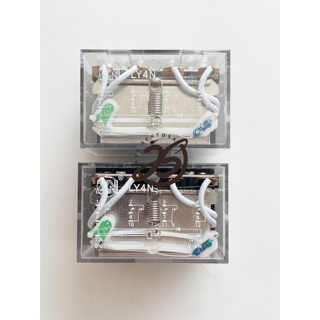 Jual RELAY LY4N 12V / 24V / 220V 14 PIN RELAY LY4N MERK ZN 12 VOLT 24 ...