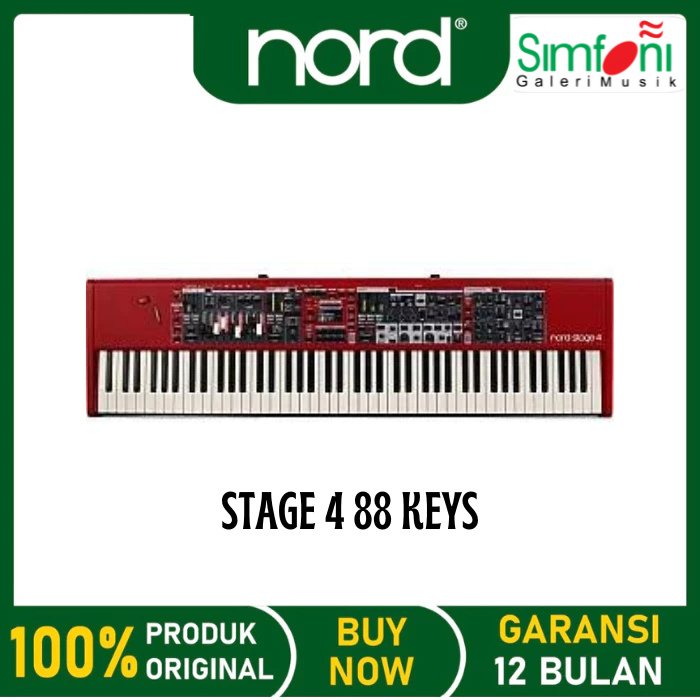 Jual NORD STAGE 4 88 88-key weighted triple sensor keybed with ...