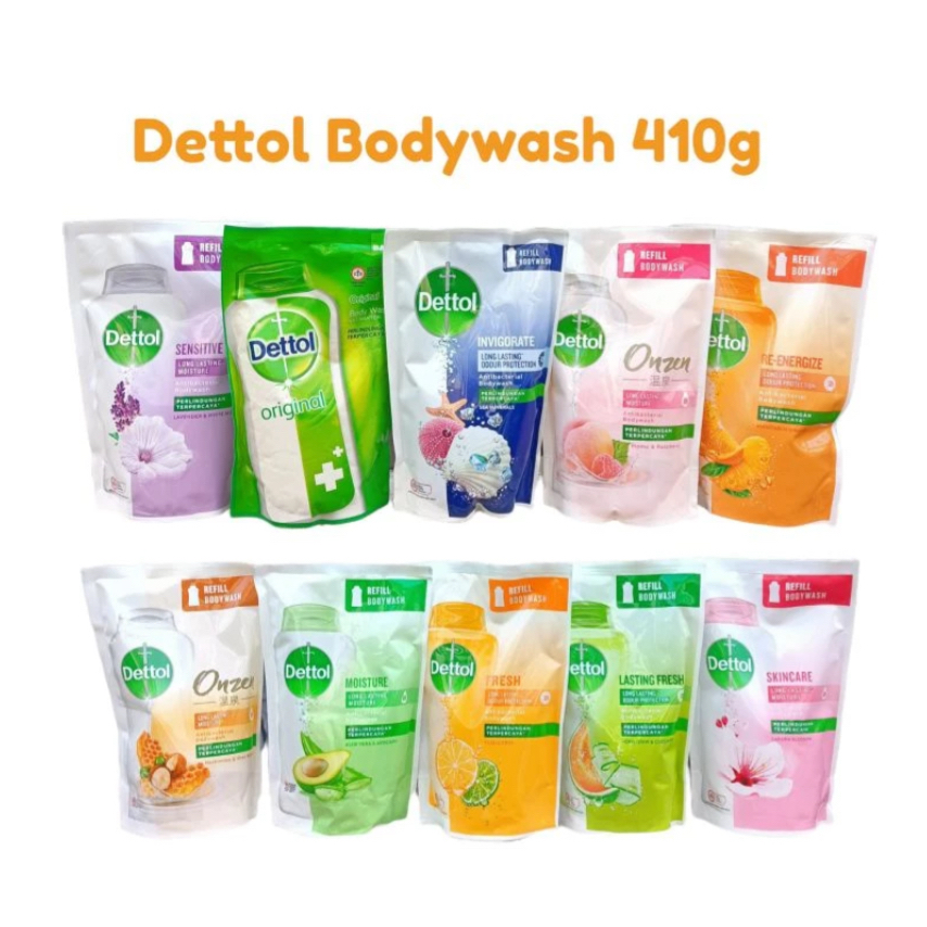 Jual Dettol Body Wash Reff 410ml Anti Bacterial Untuk Kulit Sensitif ...