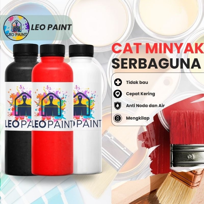 Jual Cat Minyak Untuk Besi Cat Kayu Cat Tembok Langsung Pakai Mengkilap ...