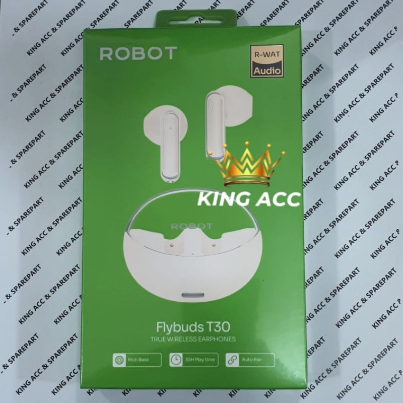 Jual ROBOT TWS EARPHONE FLYBUDS T30 ORIGINAL | Shopee Indonesia