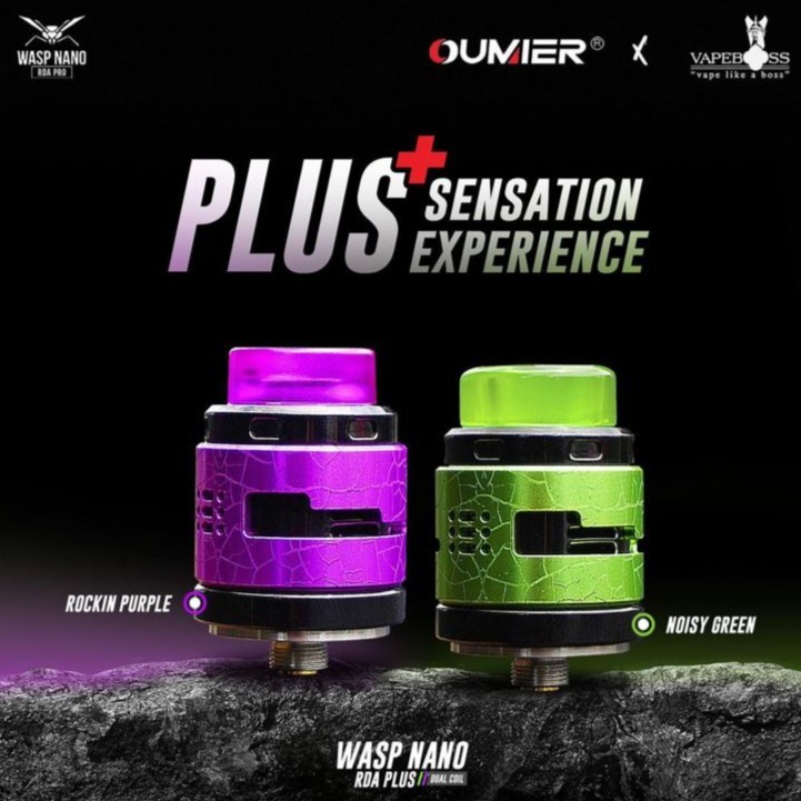 Jual Wasp Nano RDA PLUS Vape Boss Edition Dual Coil 24MM By Oumier ...