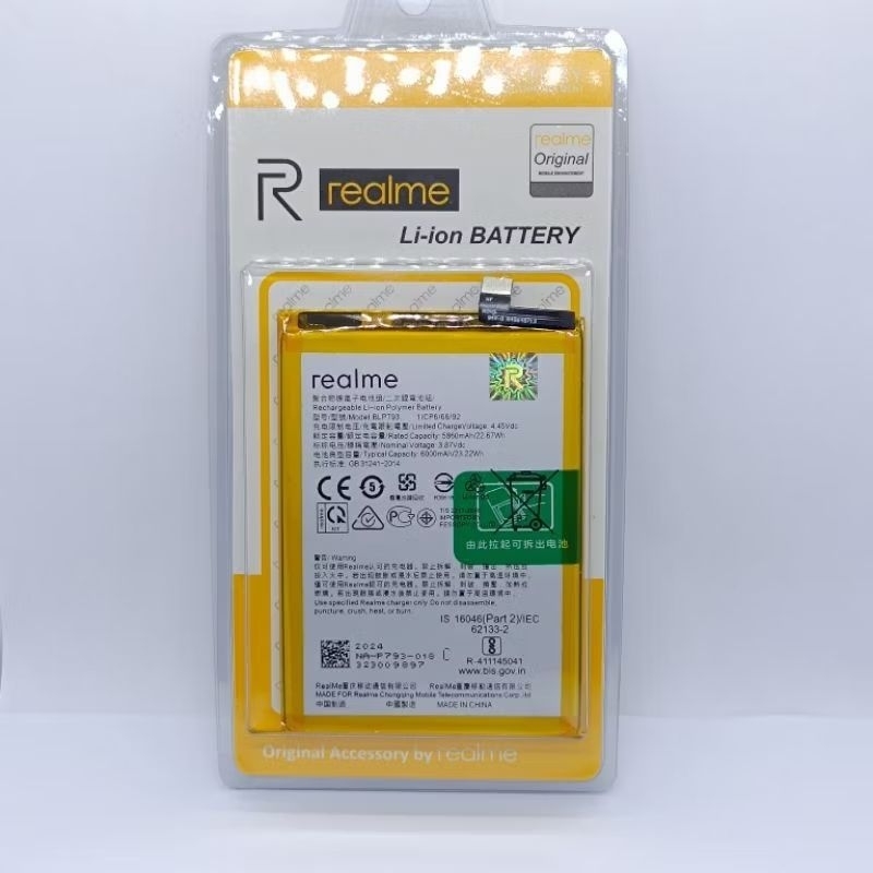 Jual Batre Baterai HP REALME C15 RMX2180 ORIGINAL 100% Model Batrei ...
