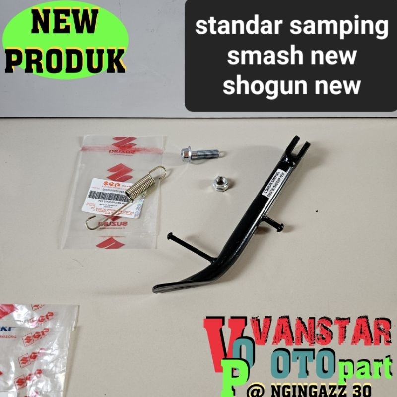 Jual standar samping SMASH NEW SHOGUN NEW model ori | Shopee Indonesia