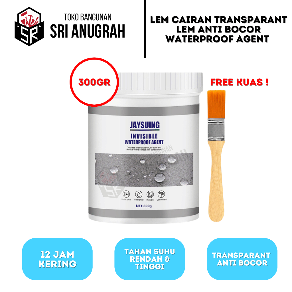 Jual Lem Anti Bocor Cat Pelapis Anti Bocor Transparant Kemasan Ekonomis ...