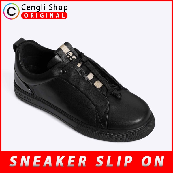 Jual SEPATU EVERBEST SNEAKER SLIP ON PRIA ORIGINAL SNEAKERS CASUAL KASUAL KETS BRANDED KULIT ...