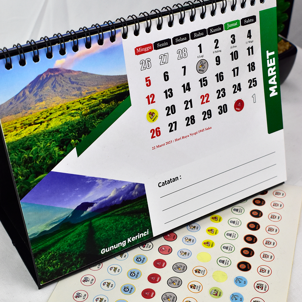 Jual KALENDER MEJA TATAKAN LINEN 2025 PACKING HARD BOX | Shopee Indonesia