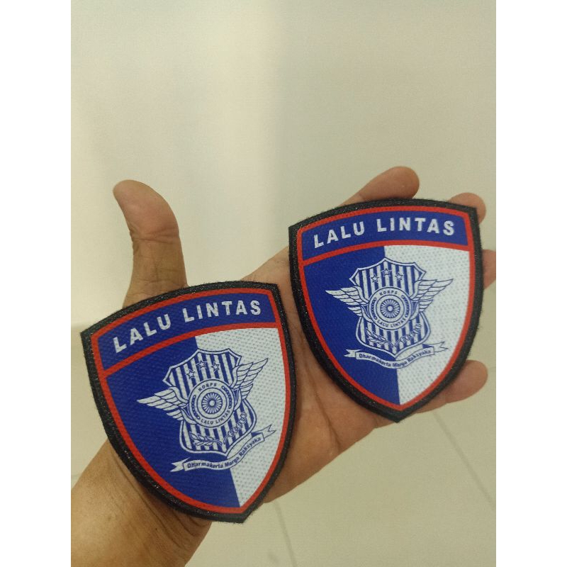 Jual Emblem Patch Sat Lantas • Velcro Print • New Logo | Shopee Indonesia